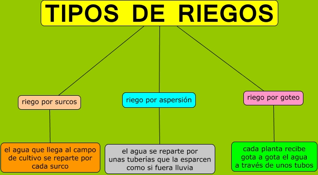 Tipos de riegos